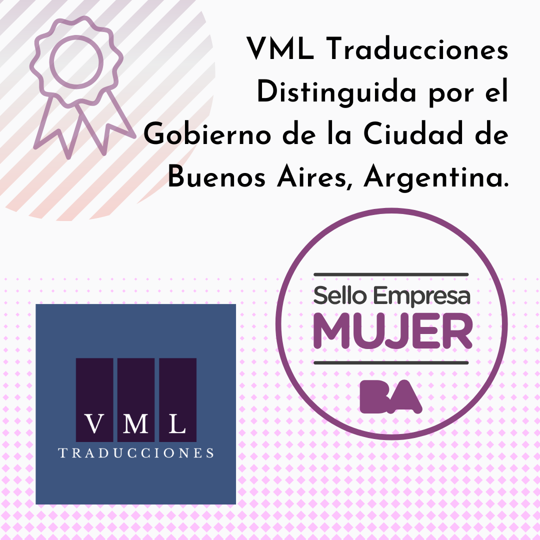 VML Traducciones distinguida con el Sello Empresa Mujer – VML ...